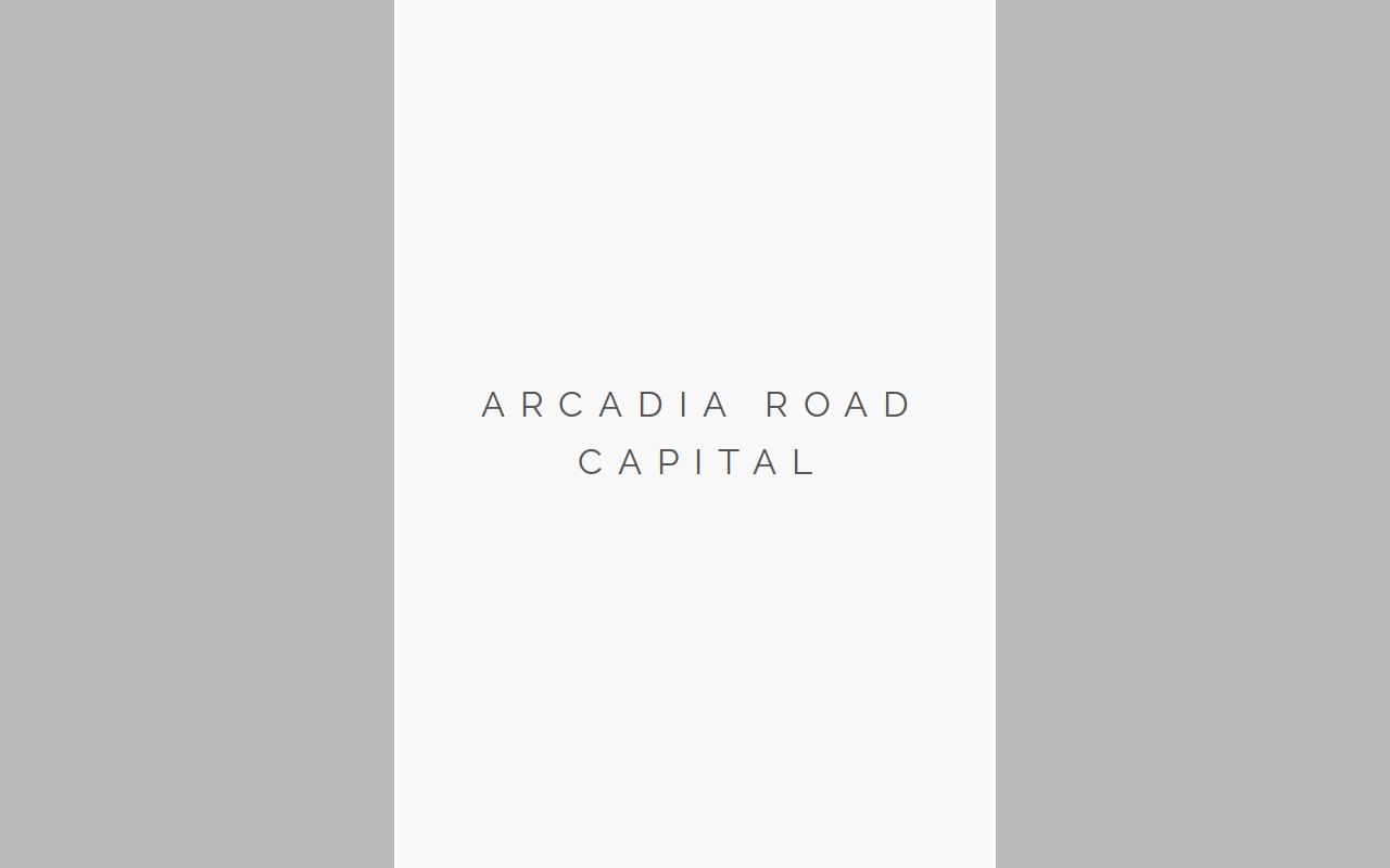 Arcadia Road Capital